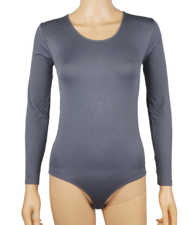 Dames body met lange mouw slipmodel - jcunderwear