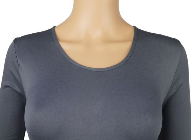 Dames body met lange mouw slipmodel - jcunderwear